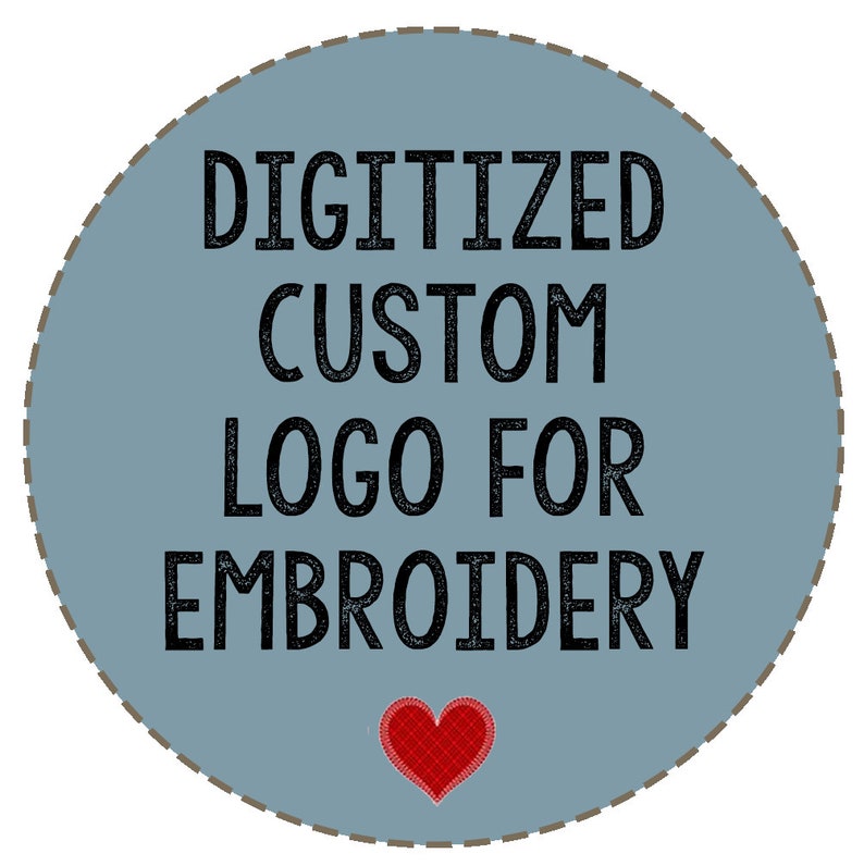 Custom Logo Embroidery File - Etsy