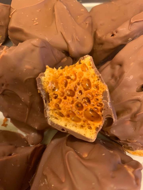 Sea Foam Seafoam Candy Chocolate Hokey Pokey Cinder - Etsy