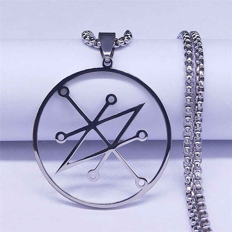 Sigil of AZAZEL Pendant Stainless Steel Demon Seal Pendant | Etsy