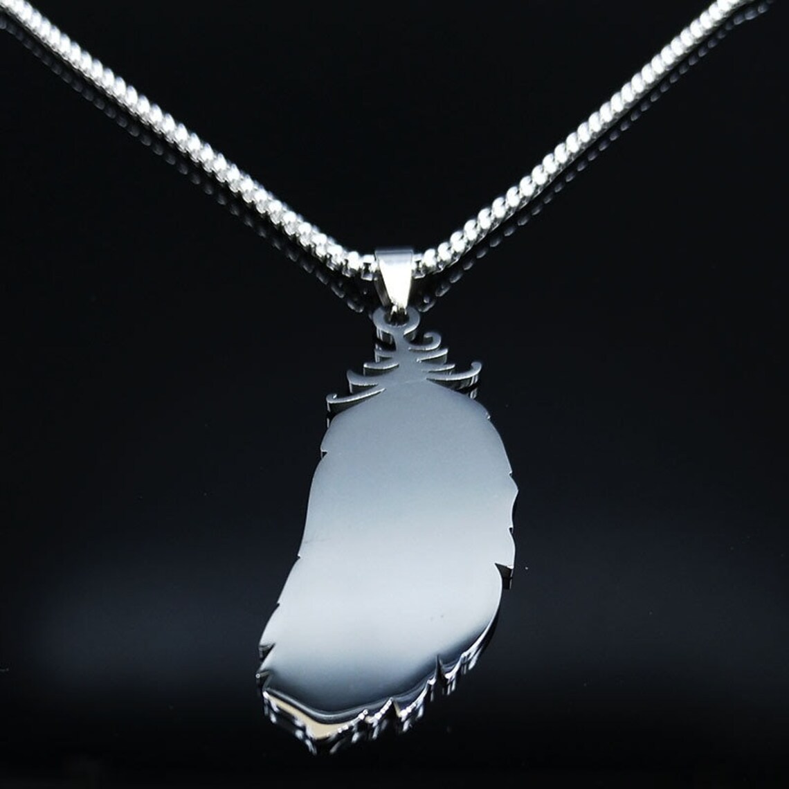 Feather Pendant Stainless Steel for Women Pendants Jewerly - Etsy