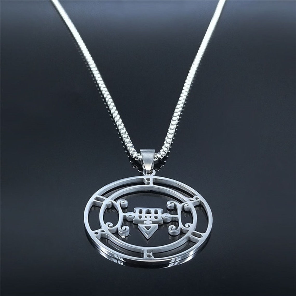 Sigil of FURFUR Pendant Stainless Steel Demon Seal Pendant - Etsy