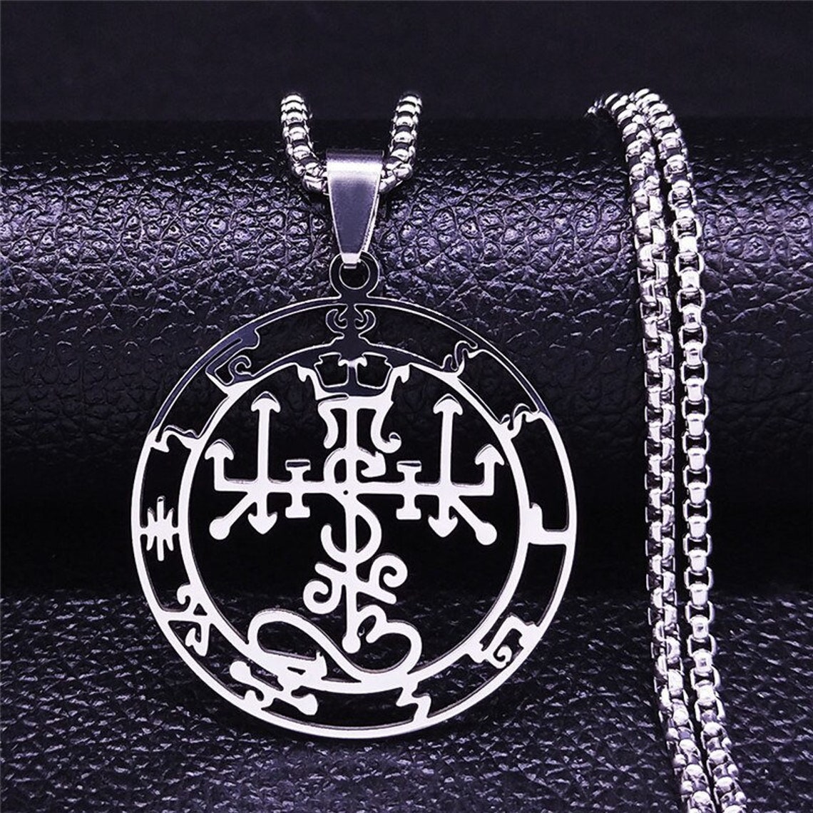 Unifying Symbol of Satan Stainless Steel Pendant Women/Men | Etsy