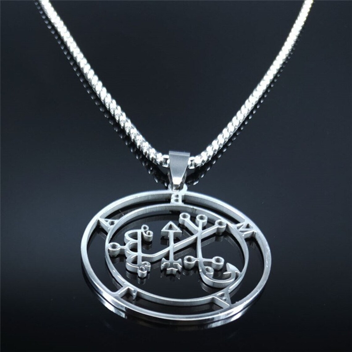 Sigil of BALAM Pendant Stainless Steel Demon Seal Pendant - Etsy