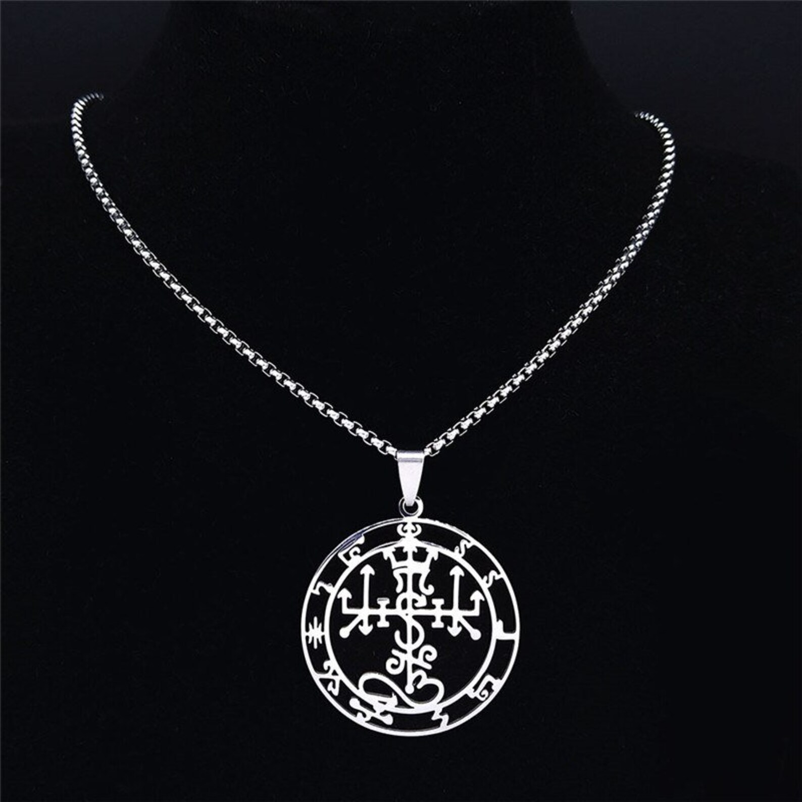 Unifying Symbol of Satan Stainless Steel Pendant Women/men - Etsy