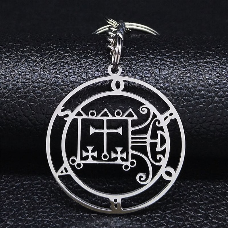 Sigil of OROBAS Goetia Keychains Stainless Steel Goetia Seal | Etsy