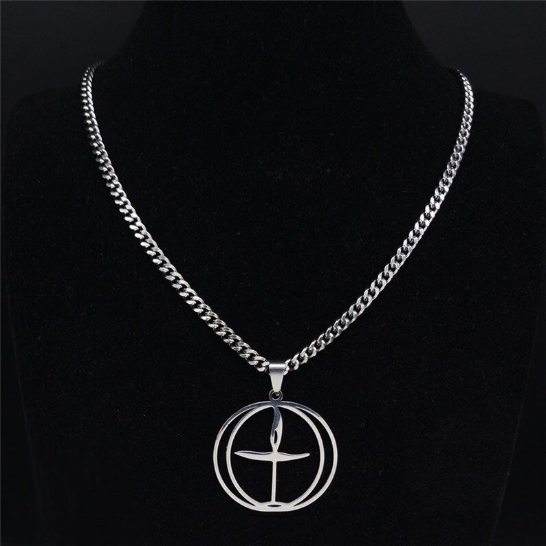 Unitarian Universalism Pendant Stainless Steel Jewelry - Etsy