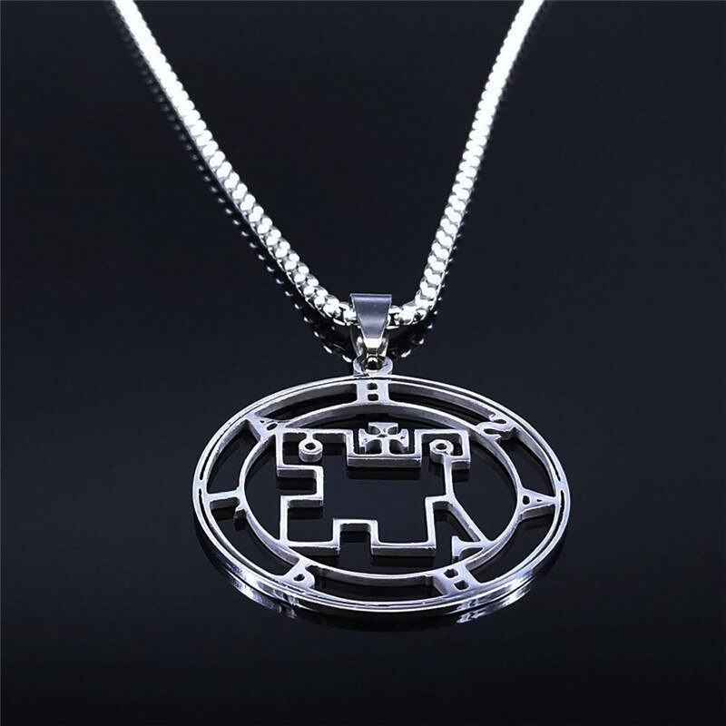 Sigil of HALPHAS Pendant Stainless Steel Demon Seal Pendant | Etsy