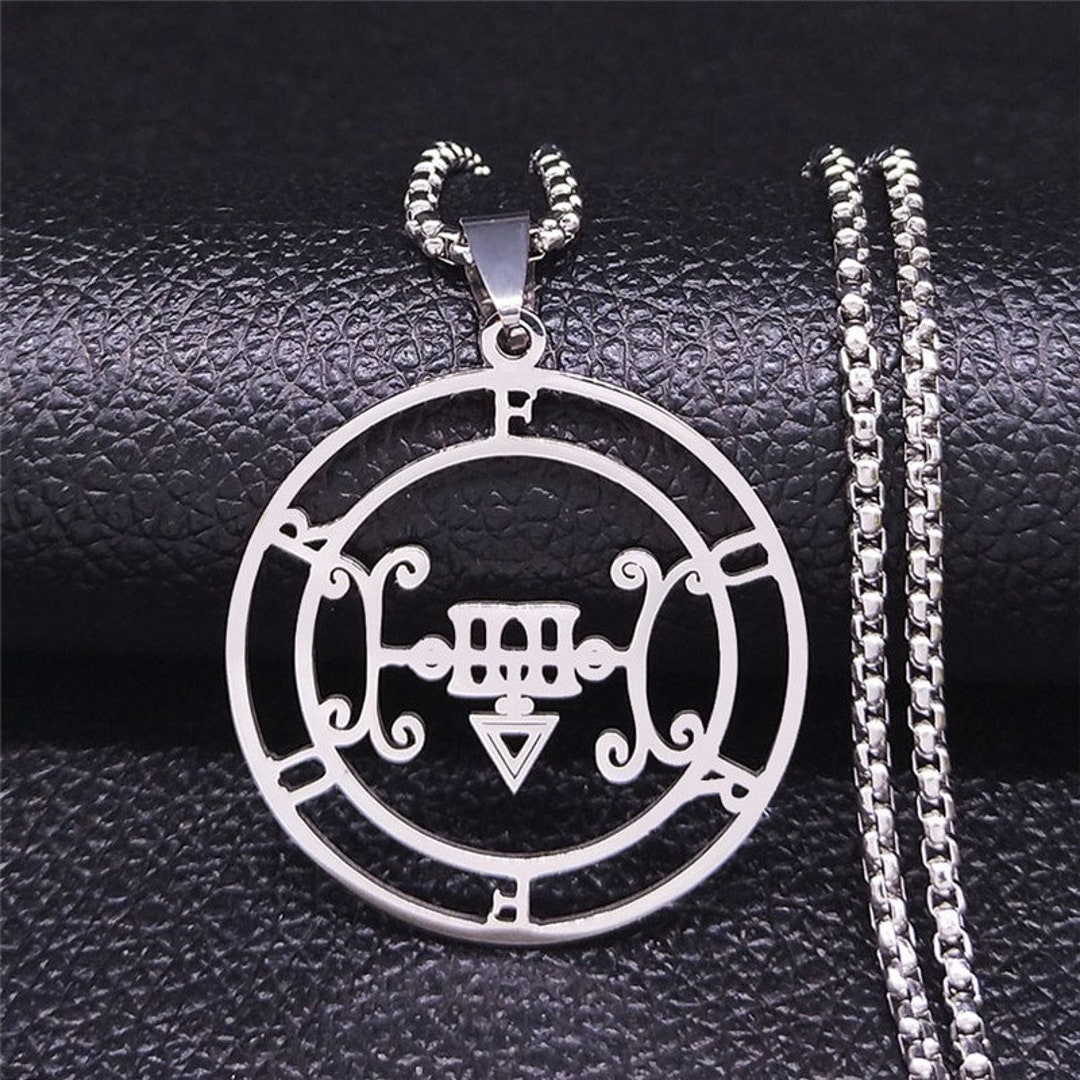 Sigil of FURFUR Pendant Stainless Steel Demon Seal Pendant Satan FURFUR ...