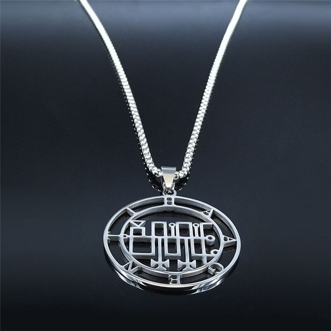 Sigil of HAAGENTI Pendant Stainless Steel Demon Seal Pendant - Etsy