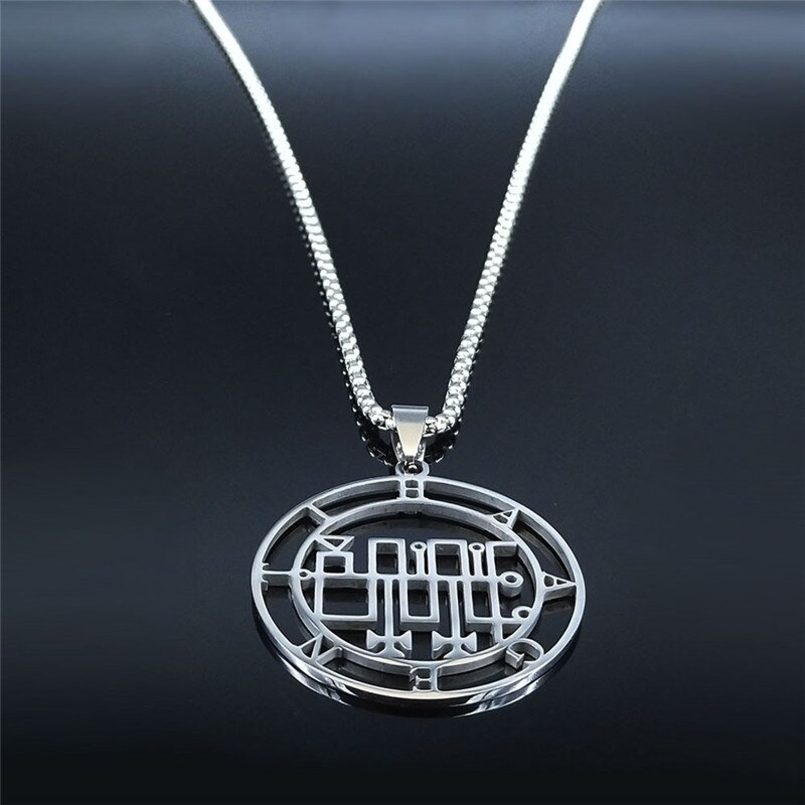 Sigil of HAAGENTI Pendant Stainless Steel Demon Seal Pendant - Etsy