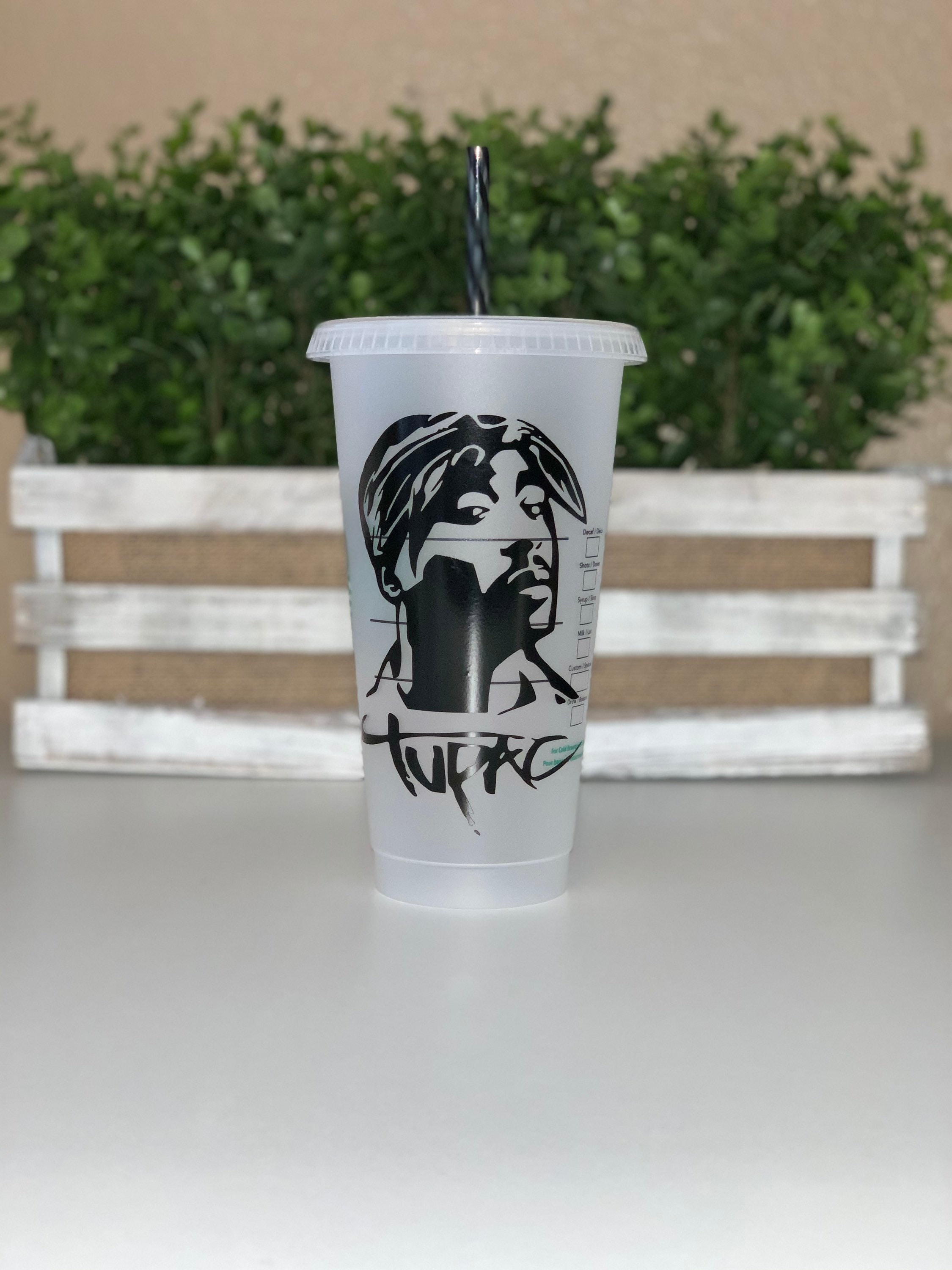 Tupac Inspired Starbucks Cold Cup - Etsy