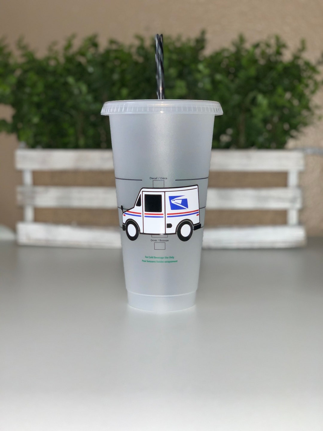 Thank You Starbucks Cup for USPS Mailman - Etsy