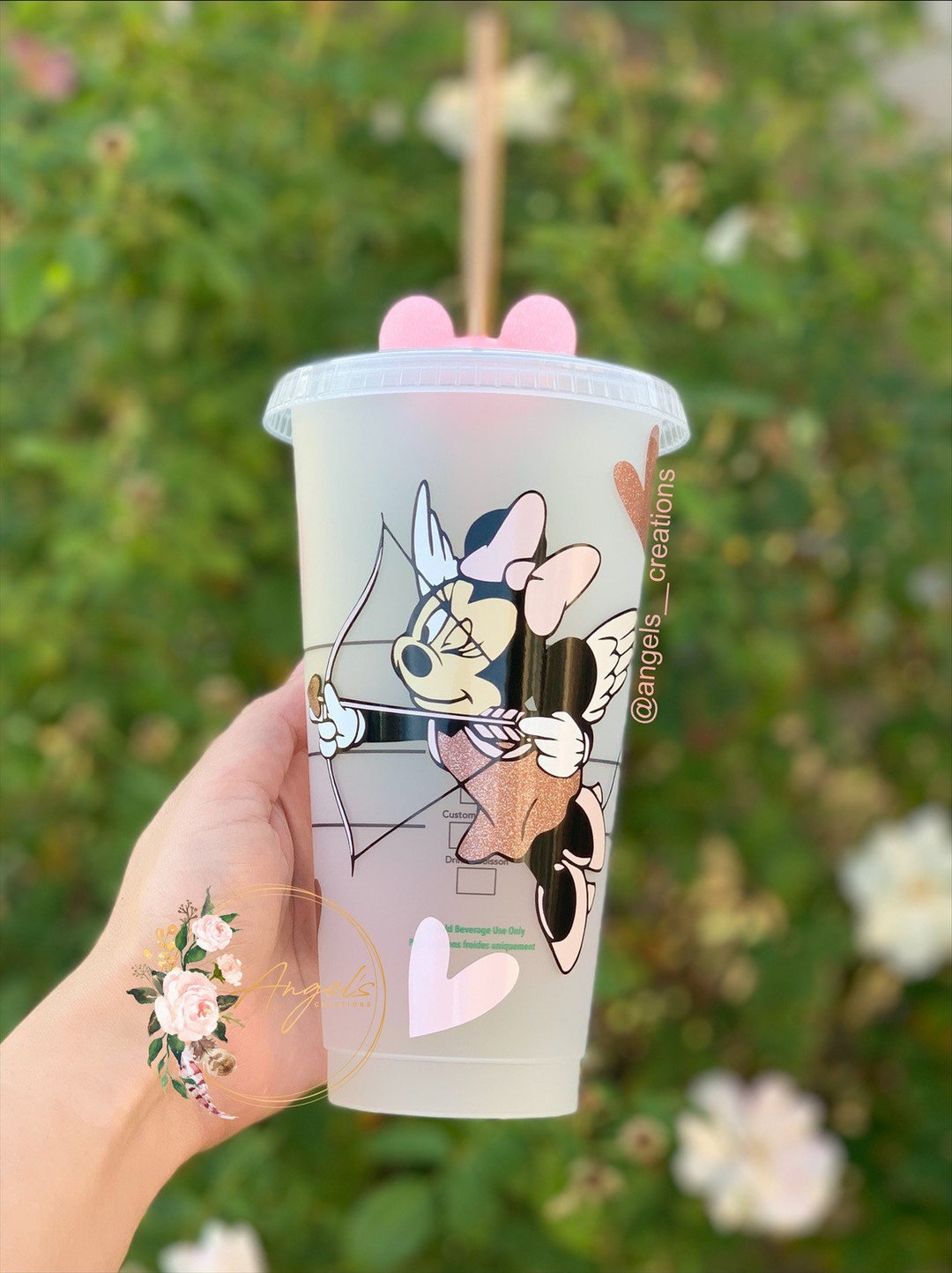 Cupid Starbucks Cold Cup Valentines Day Cup - Etsy