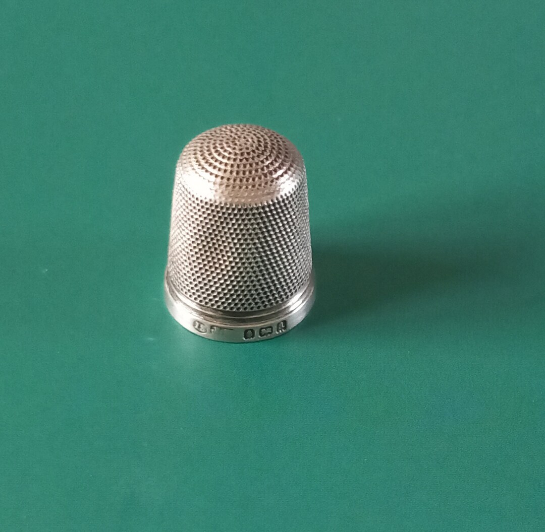 Victorian Hallmarked Silver Thimble - Etsy