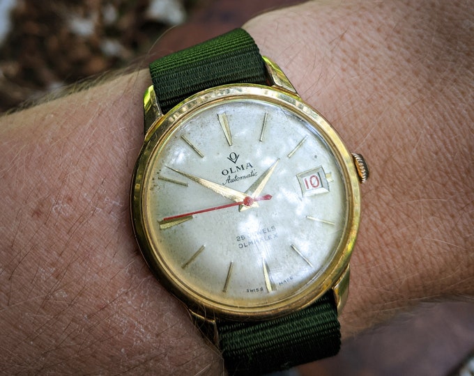 Olma Watch | Olmaflex, 25 Jewels, Swiss Made, Vintage 1960's, Men's ...
