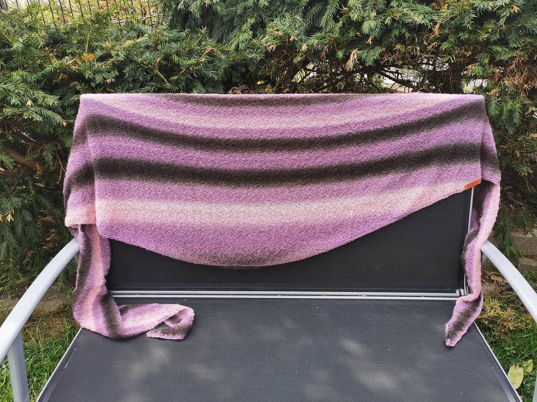 Knitting Cloth Gradient Purple Tones Merino Wool Washable - Etsy