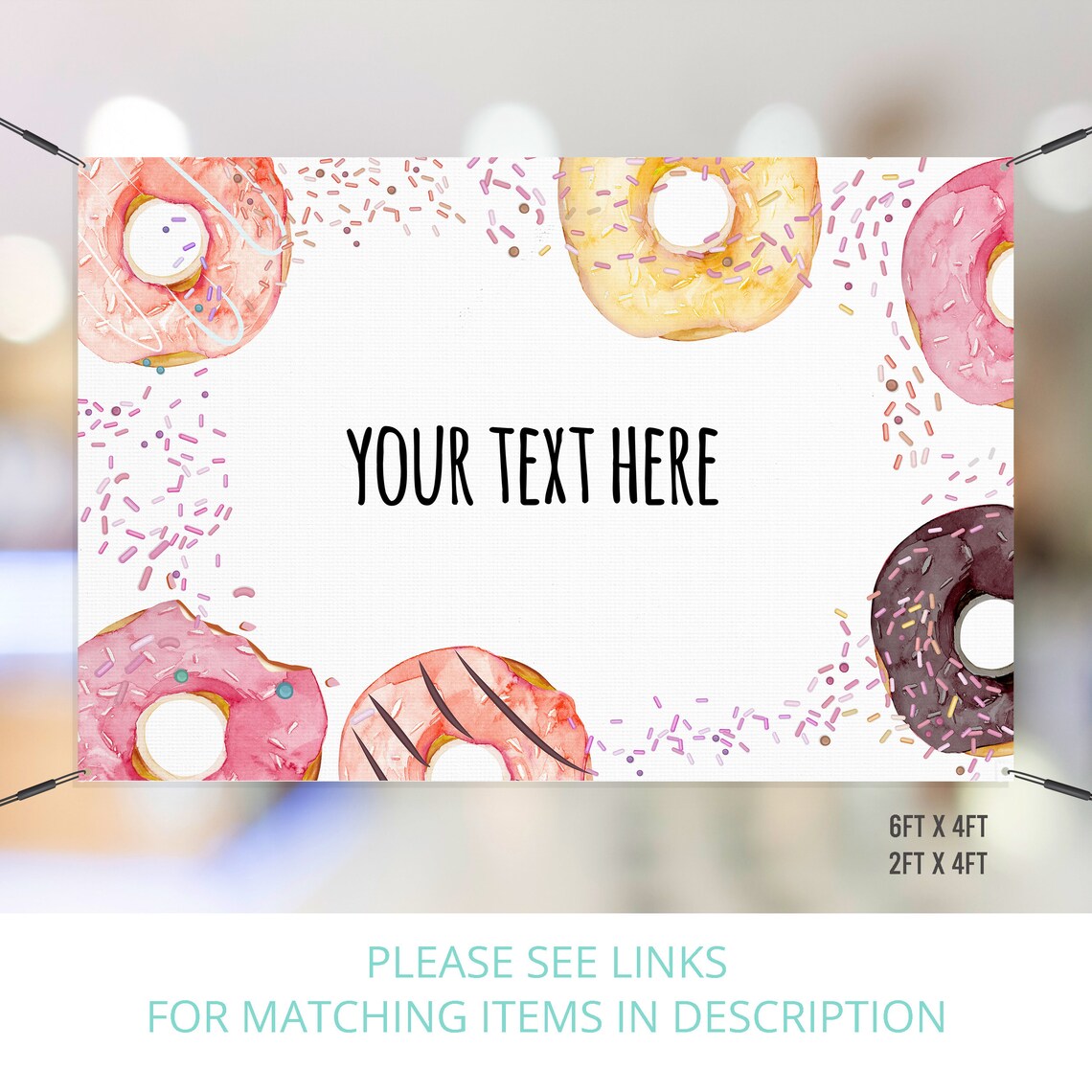 Donut Birthday Chip Bag Template Instant Download With | Etsy Canada