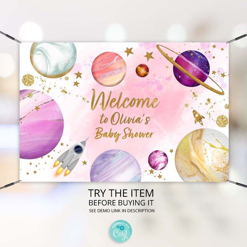 Galaxy Banner - Etsy
