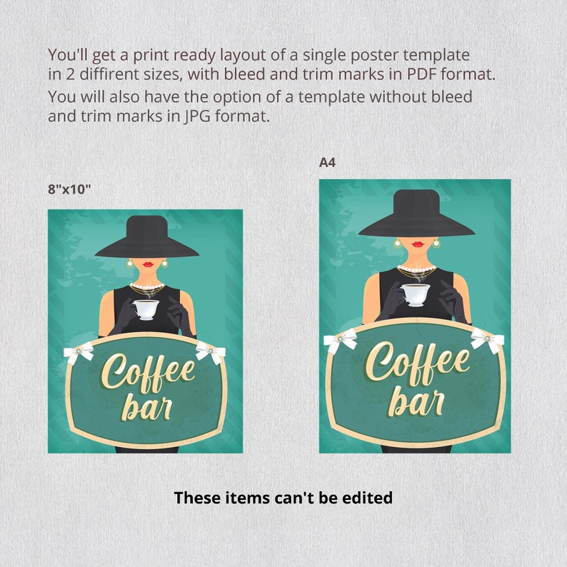 Breakfast at Bride and Co Printable Sign Coffee Bar Sign. | Etsy