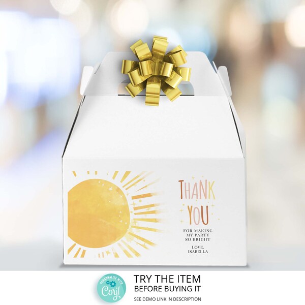 Sunshine Box Labels - Etsy