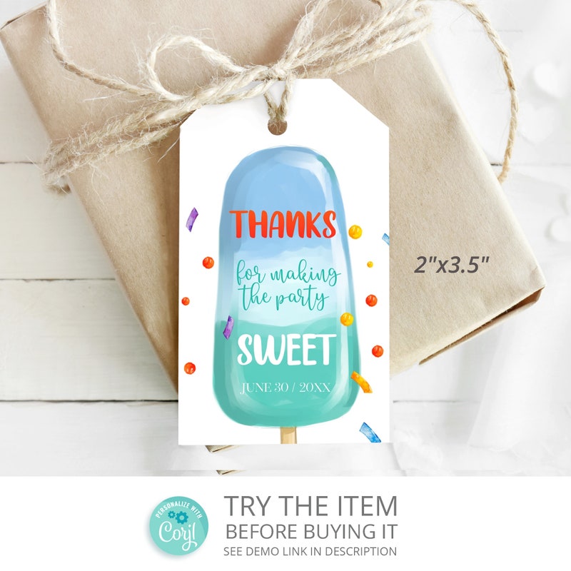 Popsicle Gift Tag - 60+ Gift Ideas for 2025