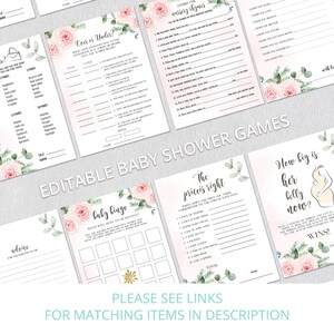 Don't Say Baby Winter Baby Shower Games Sign, Don't Say Baby Printable ...