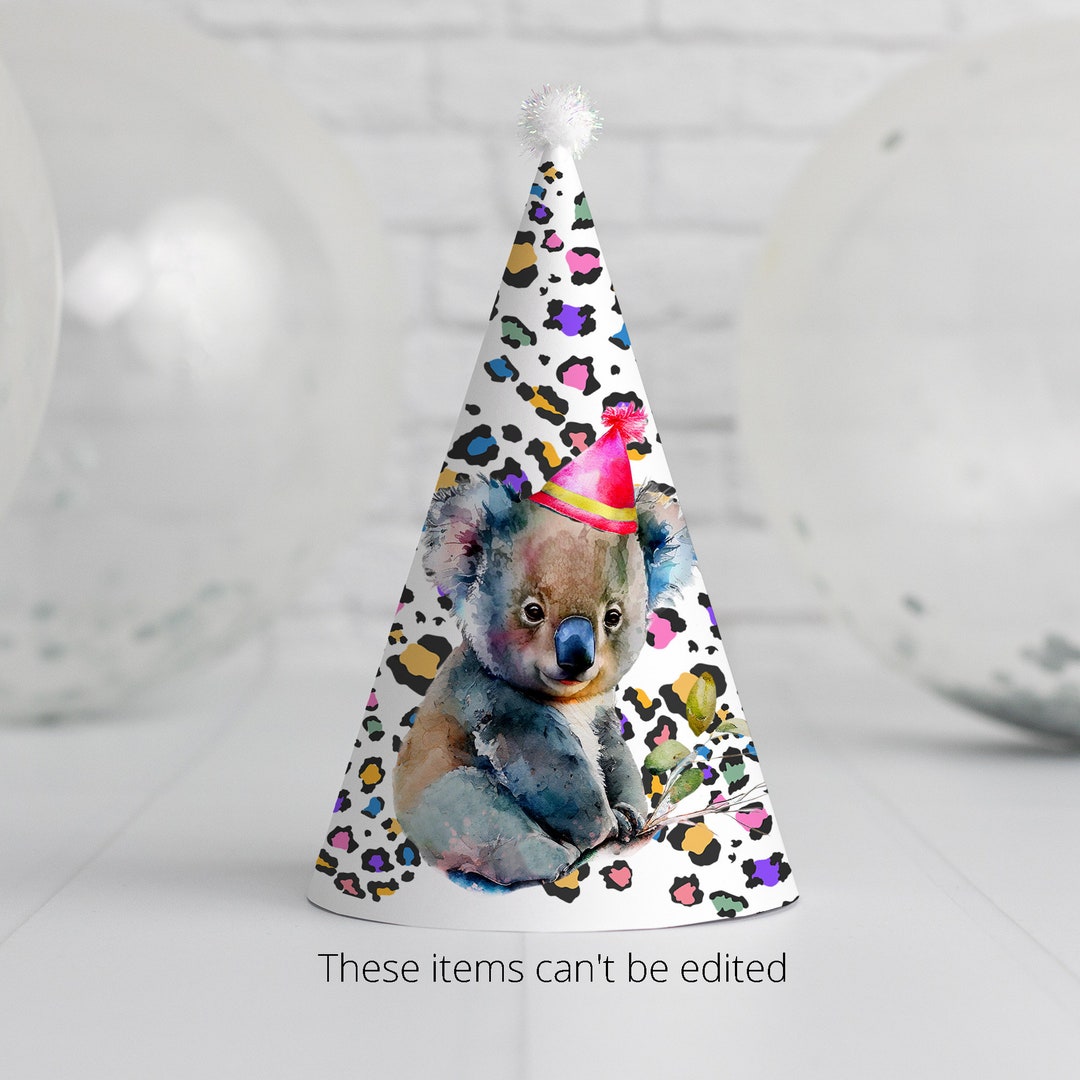 Wild One Party Hat Safari Animals Birthday Two Wild Jungle Birthday ...