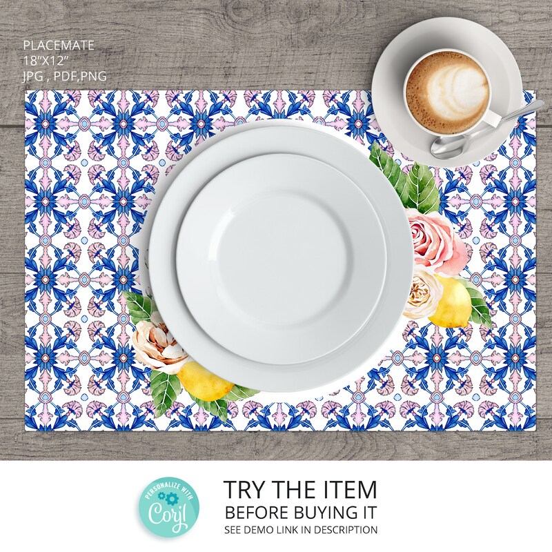 Italian Paper Placemats - Etsy