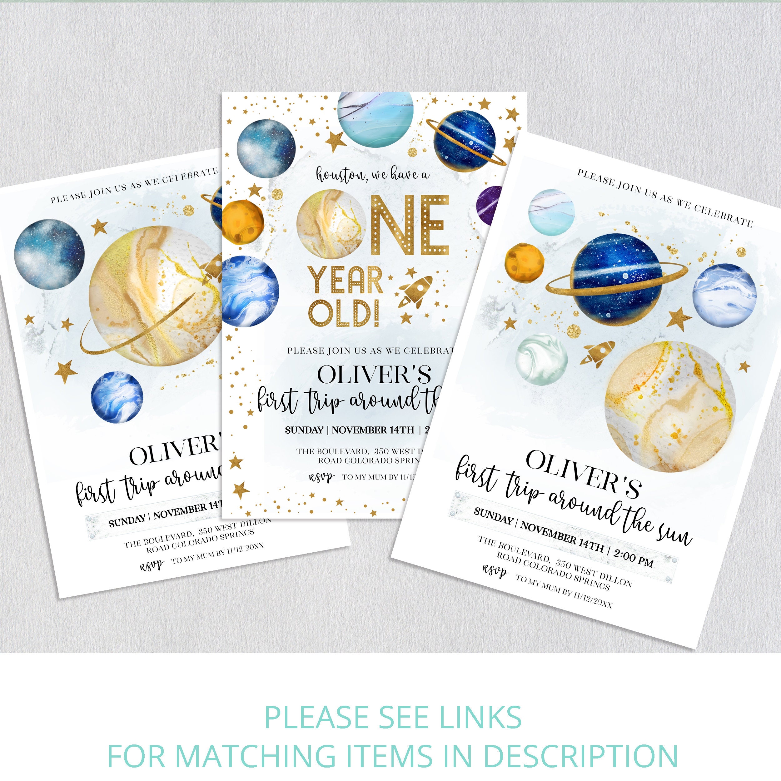 Printable Outer Space Birthday Party Hats Template Space - Etsy