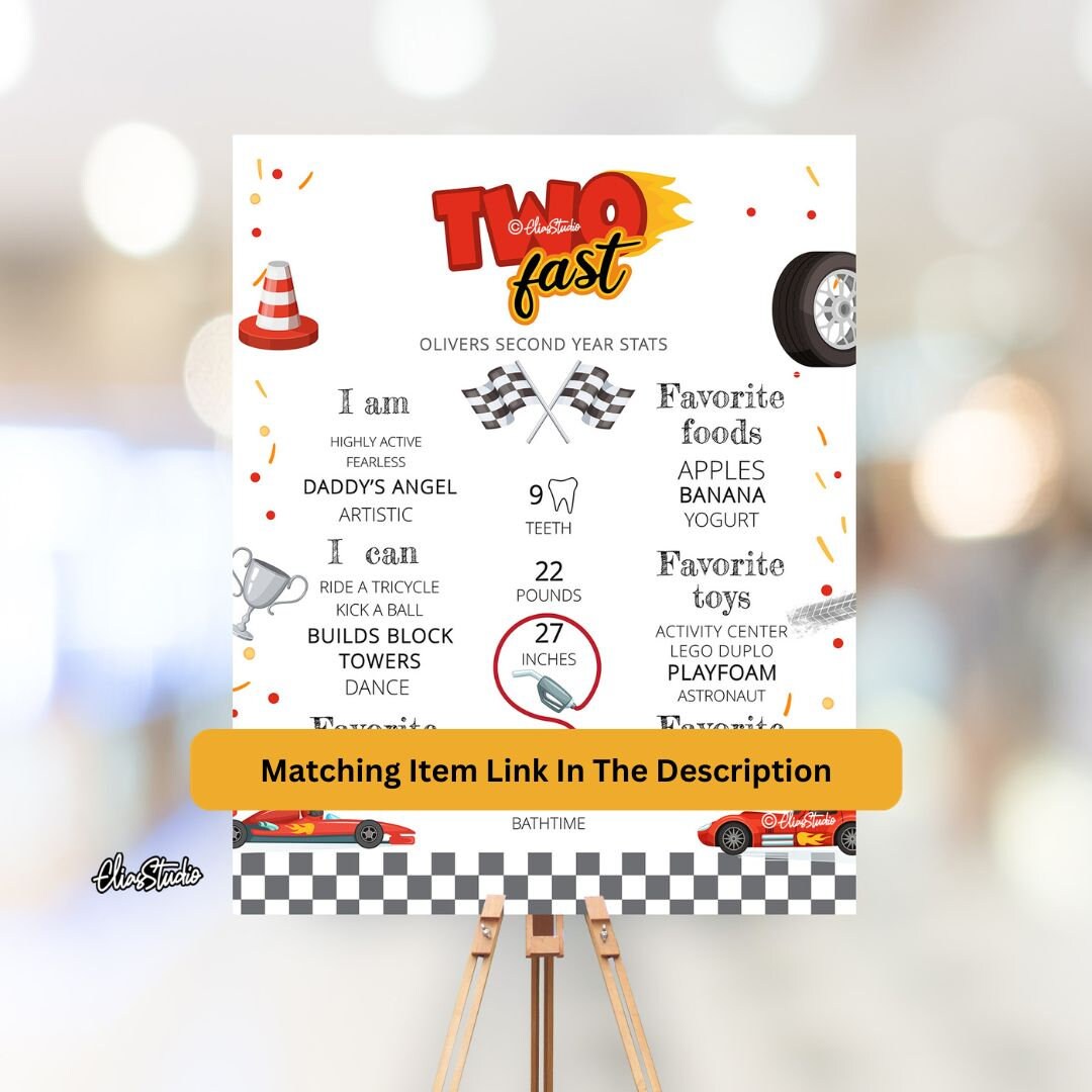 Editable Racing Car Birthday Invitation Personalized With Your Photo ...