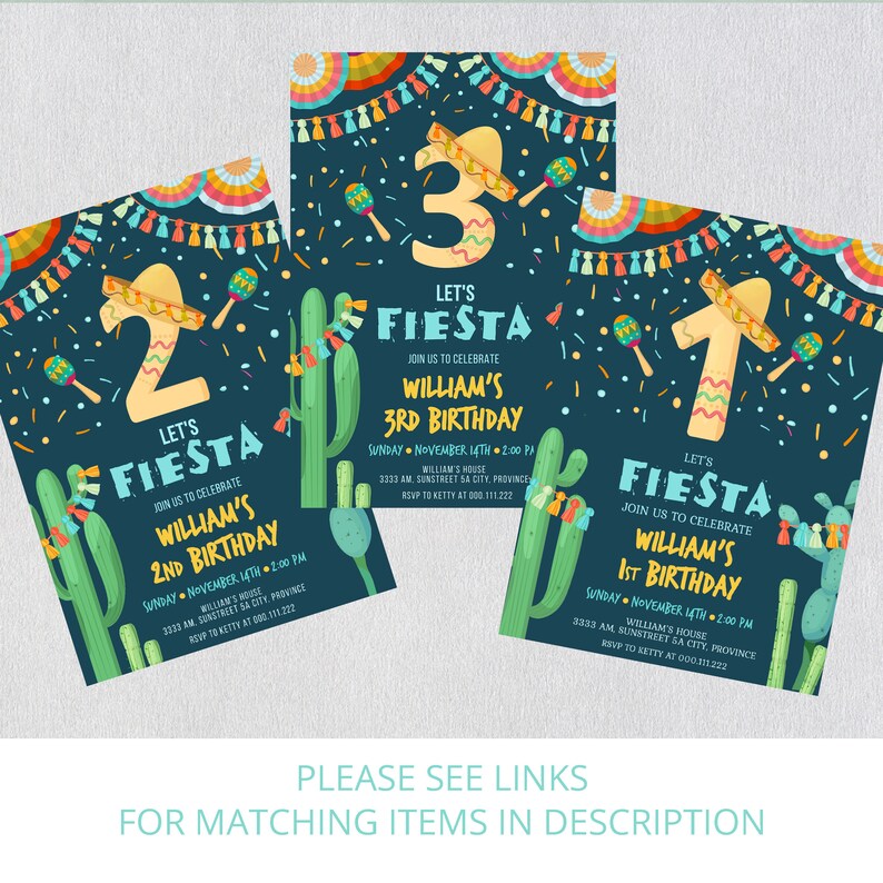 Editable Welcome Sign Fiesta Birthday Fiesta Decorations - Etsy