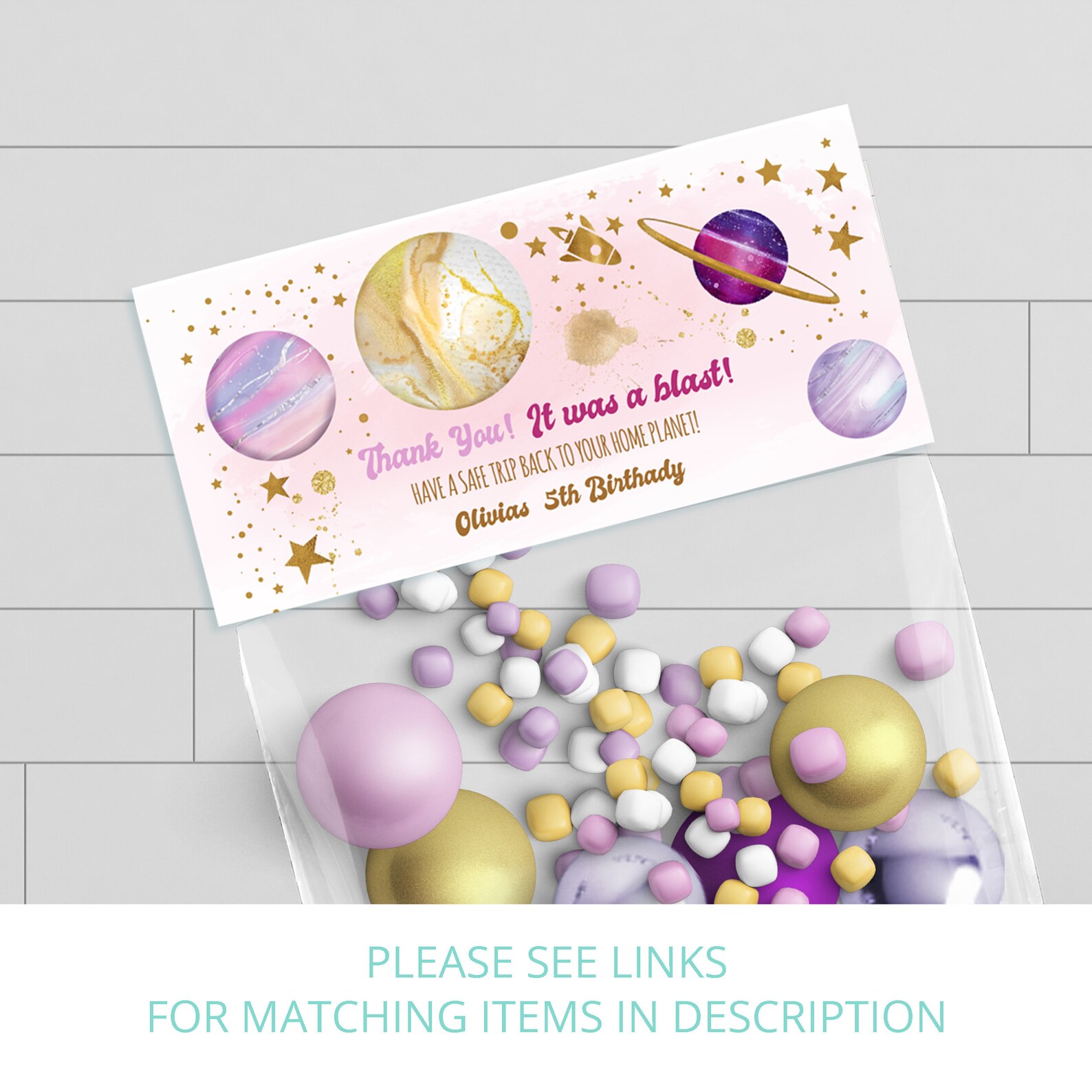 Editable Outer Space Chocolate Bar Wrapper Candy Bar - Etsy