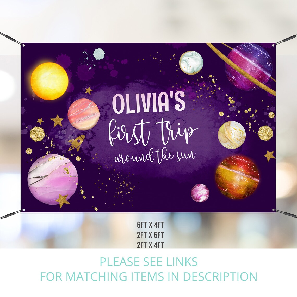 Editable Outer Space Water Bottle Labels Galaxy Party - Etsy