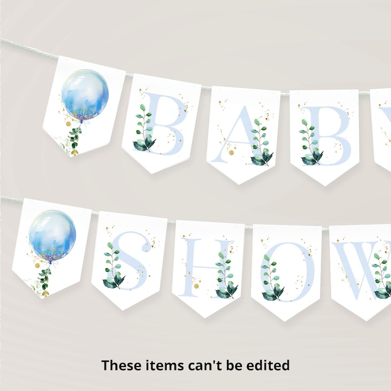 Boy Baby Shower Banner - Etsy