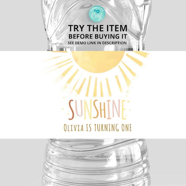 Sunshine Labels - Etsy