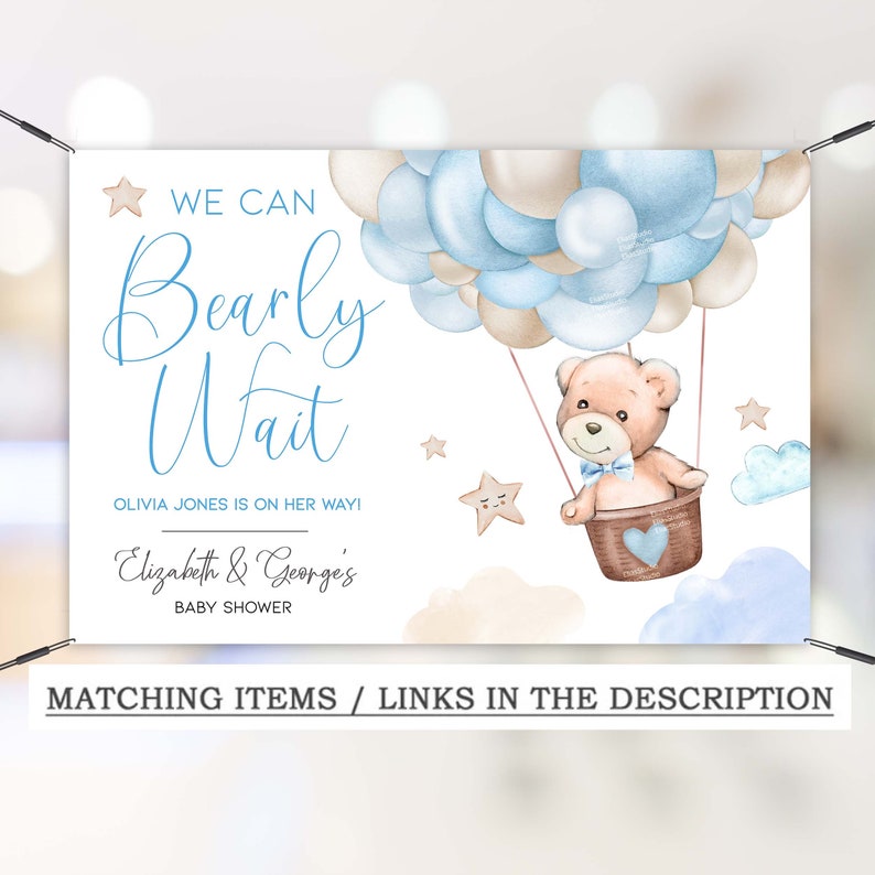 We Can Bearly Wait Baby Shower Games Printable Baby Shower - Etsy