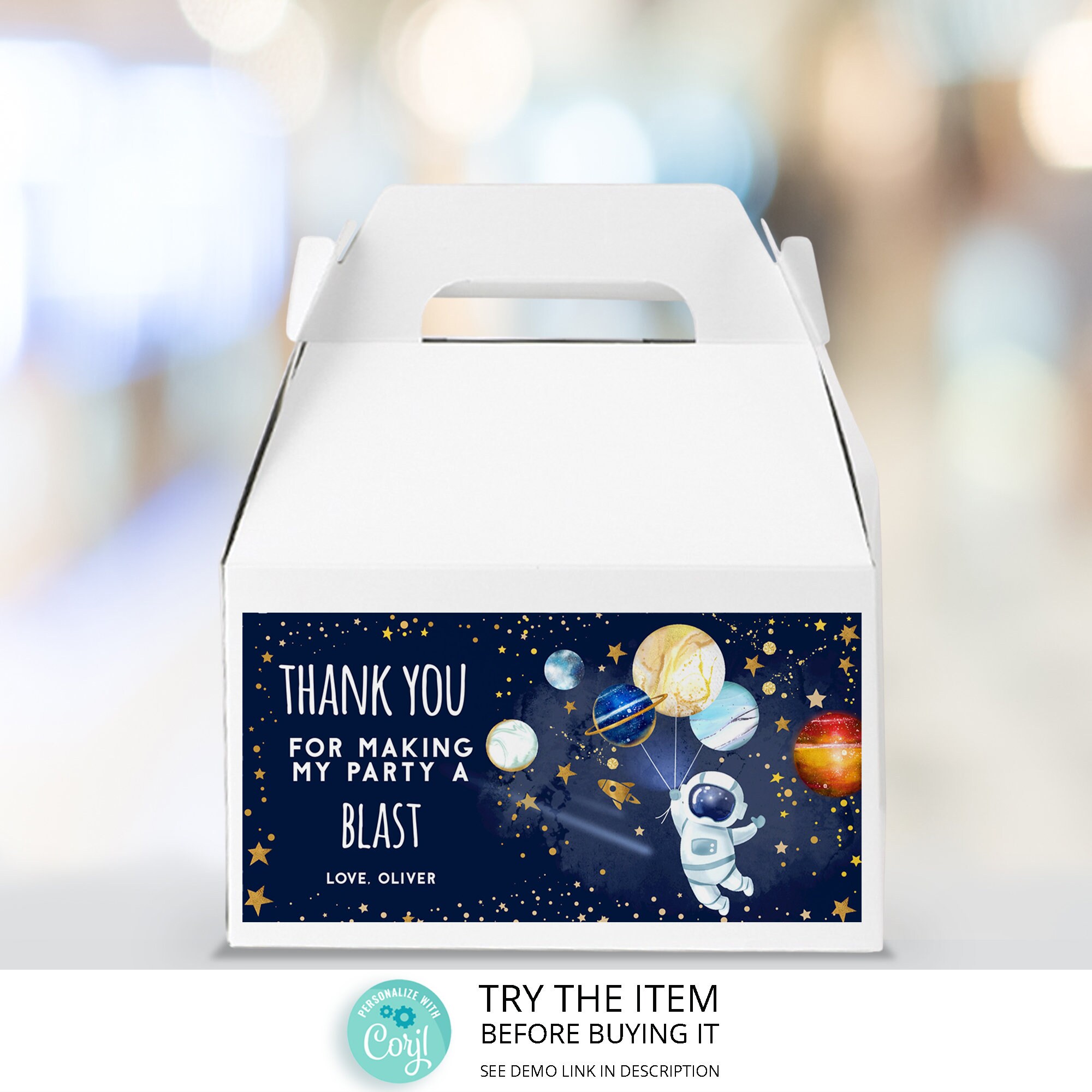 Space Theme Party Favor Bag - Etsy