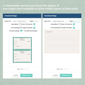 Breakfast at Bride and Co Printable Recipe Card Template . Instant ...