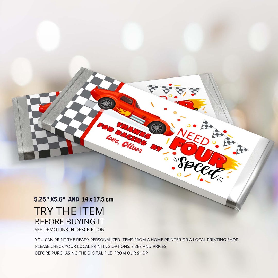 Need Four Speed Birthday Decorations, Chocolate Favors for Birthday ...