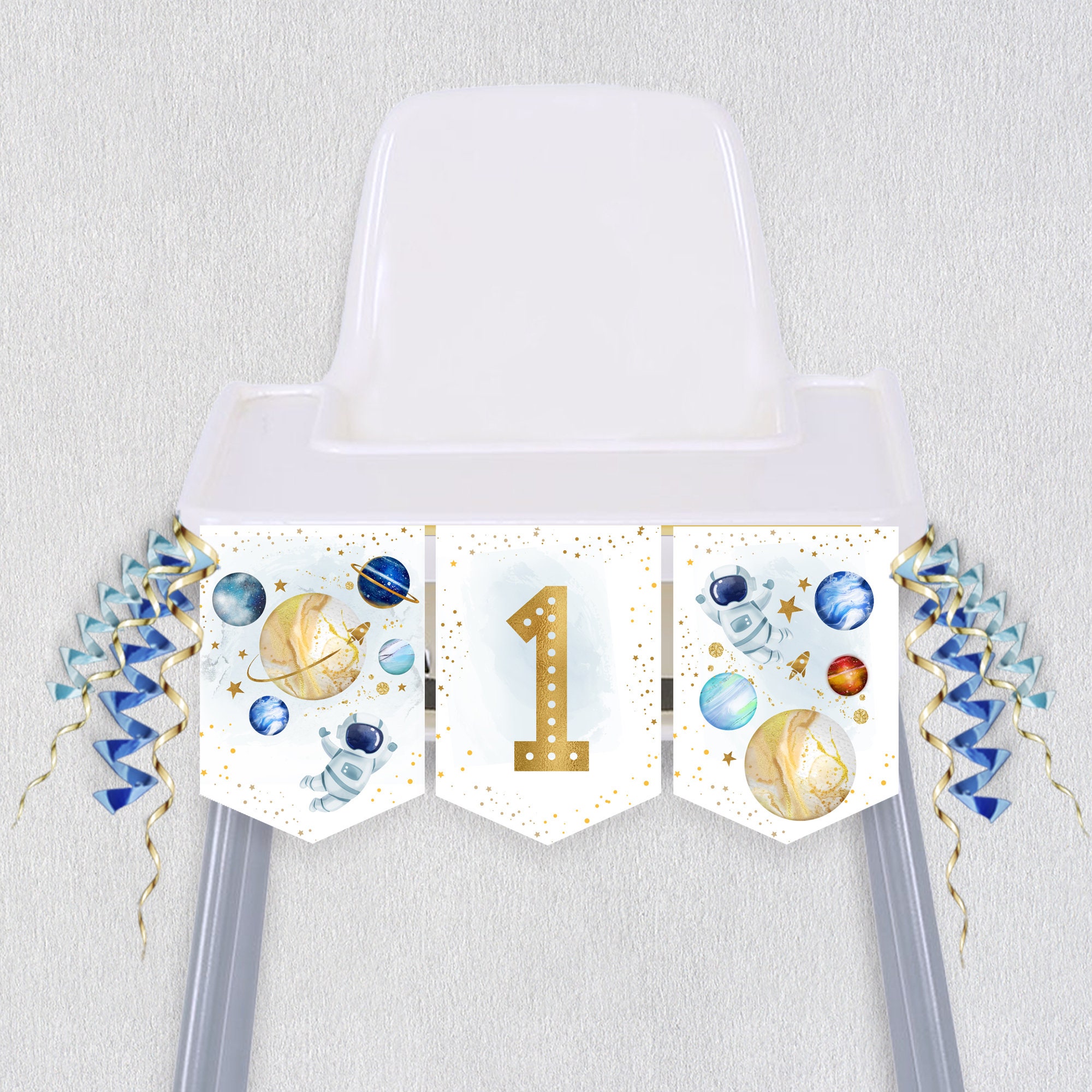 High Chair Banner 1st Birthday Boy | High Chair Banner 1st Birthday ...