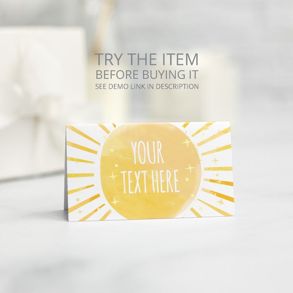 Sunshine Cards - Etsy