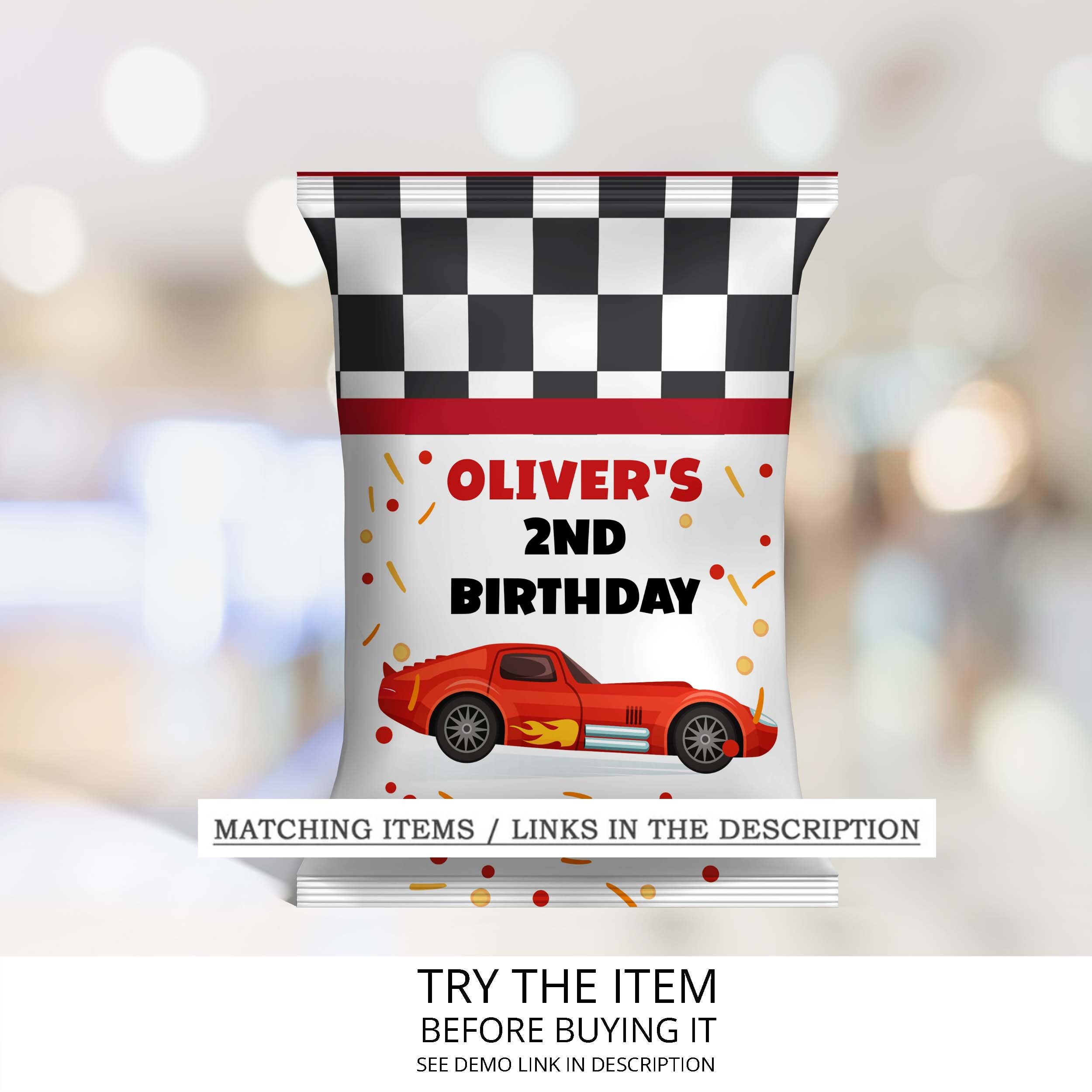 Editable Racecar Birthday Juice Box Label Two Fast Two Curious - Etsy