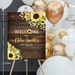 Rustic Baby Shower Sign, Welcome Sign Baby Shower, Sunflower Baby ...
