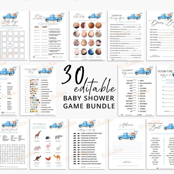 Truck Baby Shower - Etsy