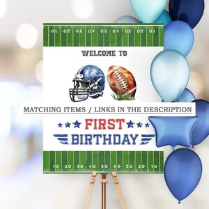 Half Birthday Boy, Football Halftime, Milestone Sign Baby Boy ...