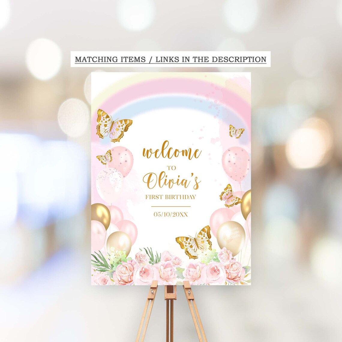 Butterfly Invitation Template | Butterfly Birthday Party Invitation ...