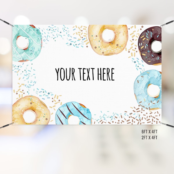 Donut Banner - Etsy