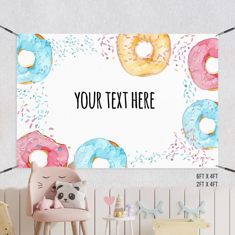 Donut Banner - Etsy