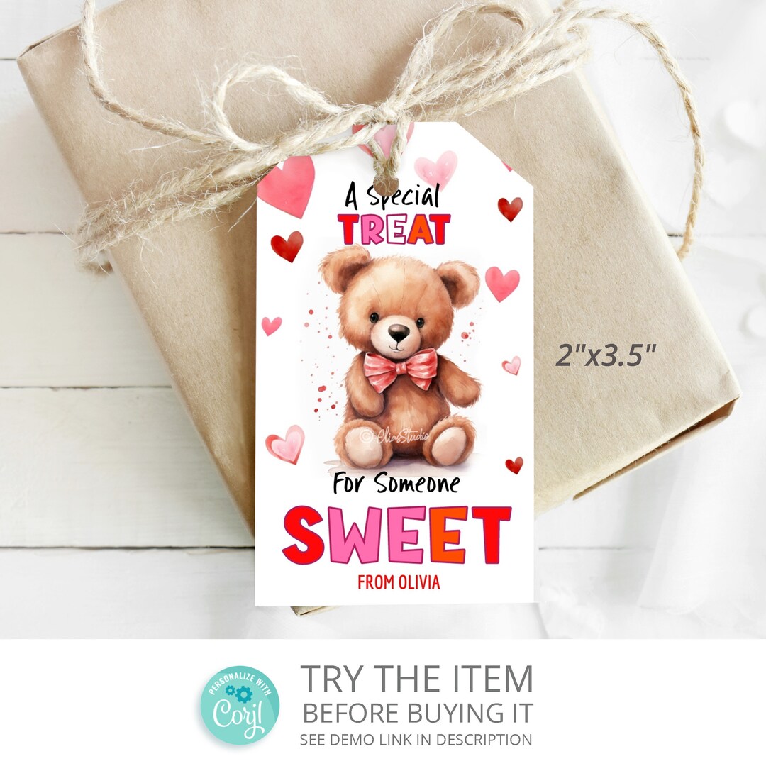 Valentines Day Gift Tag Printable, Classroom Valentines Day, Valentine ...
