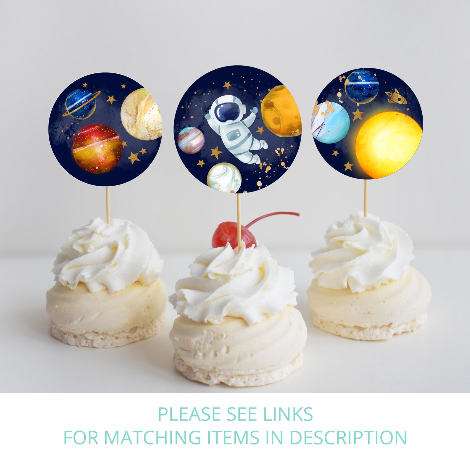 Outer Space Happy Birthday Banner Galaxy First Birthday Party - Etsy